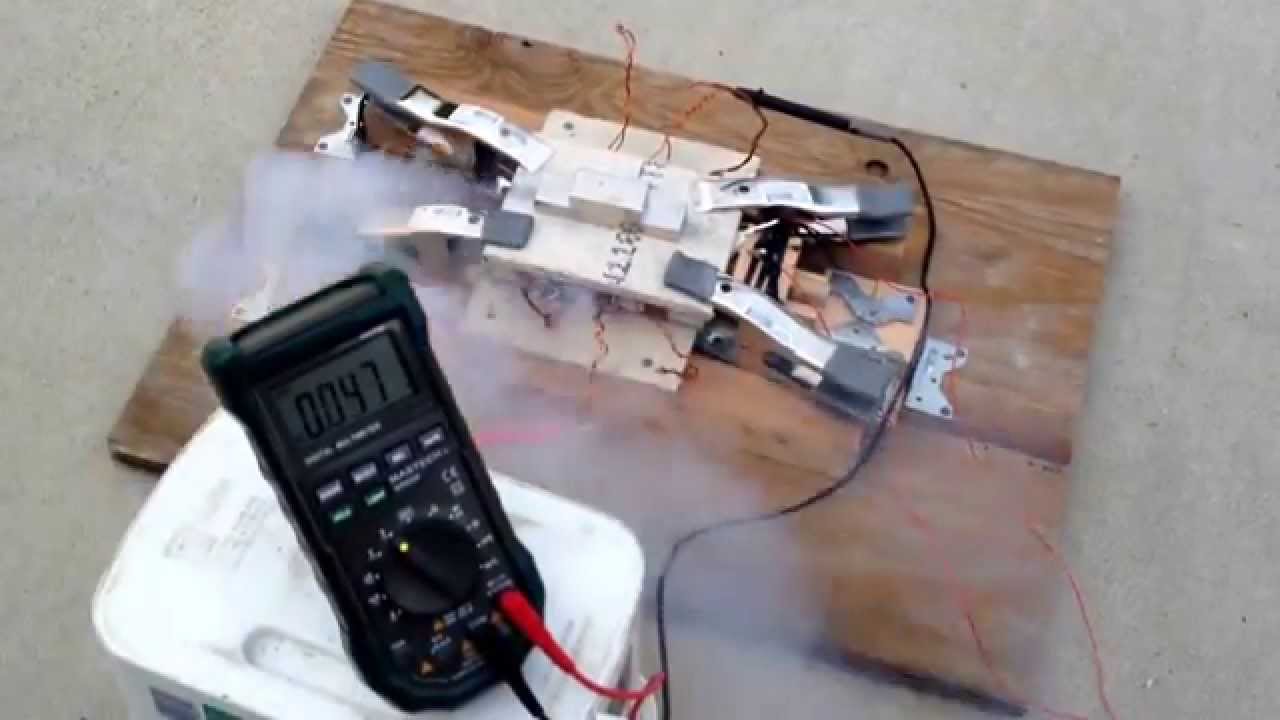 Test 2 MHD Gen. C6 Rocket Engine - YouTube