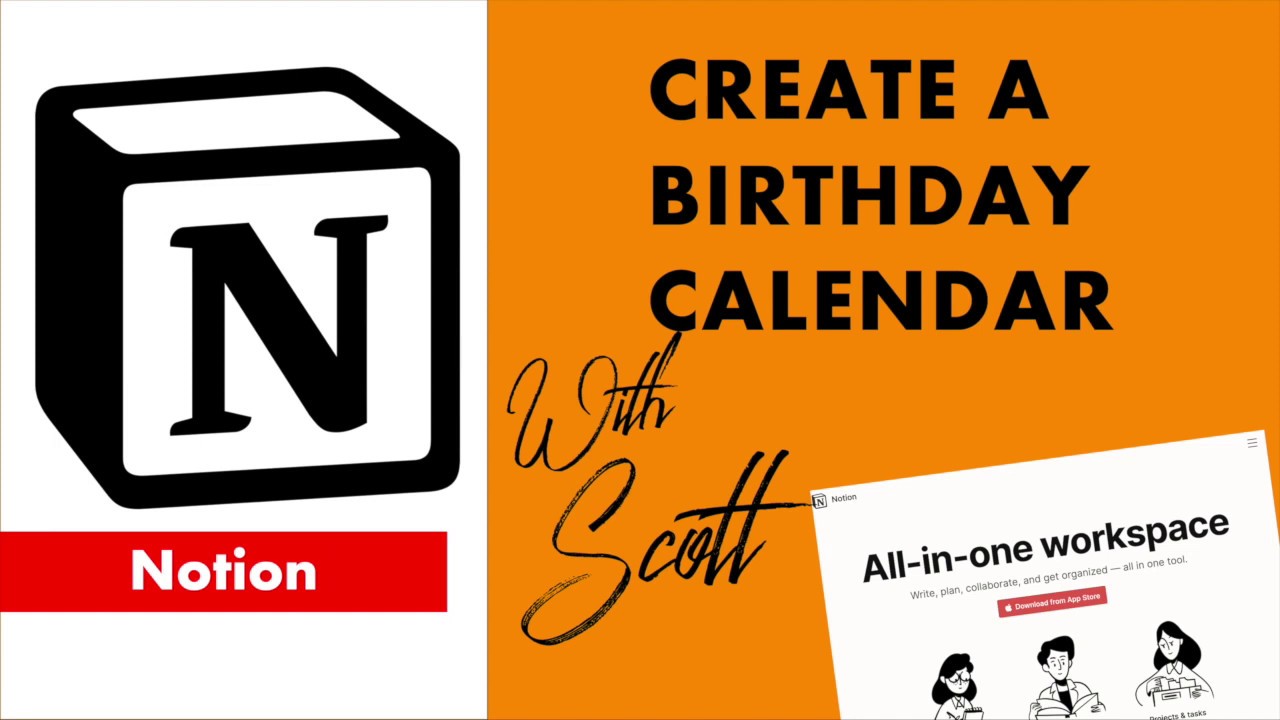 Notion Birthday Calendar YouTube Notion Birthday Calendar YouTube