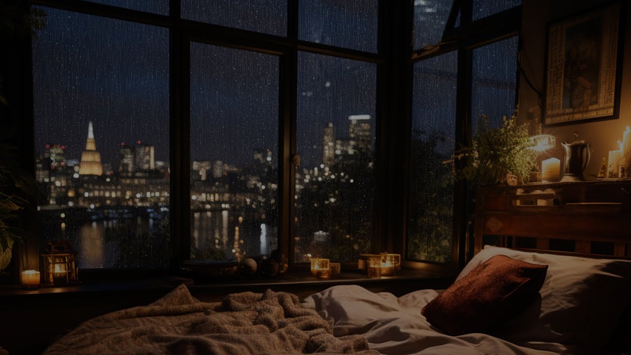 Restful Sleep with Rain and Gentle Thunder Ambiance - Deep Rain Sounds ...