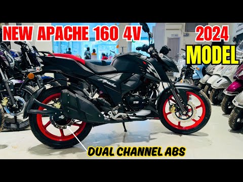 Finally 2024 TVS Apache RTR 160 4V😱Dual Channel ABS🔥New Price | New Changes | Updates | Features🔥🔥