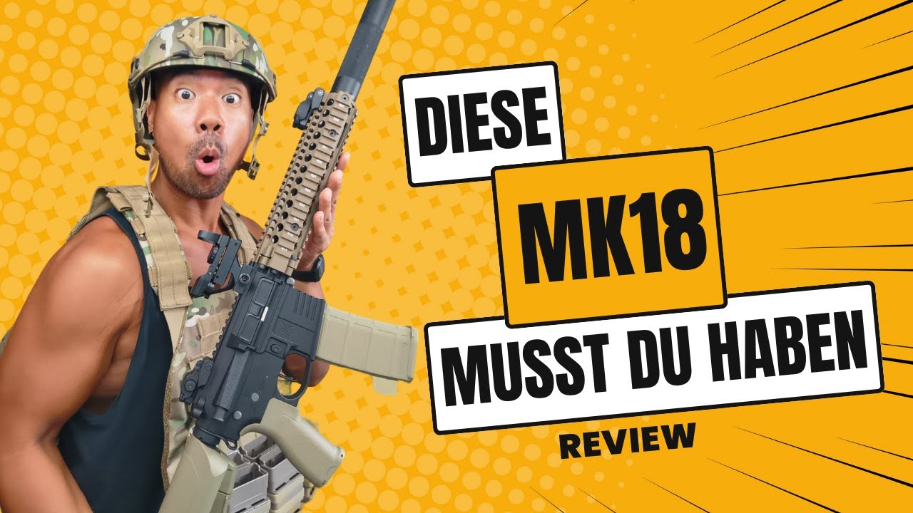 Delta Armory MK18 VOLLMETALL mit ETU und Mosfet - YouTube