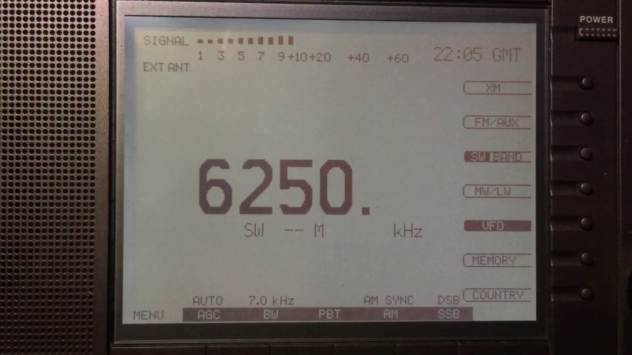 Radio Malabo 6250 kHz received in Romania - YouTube