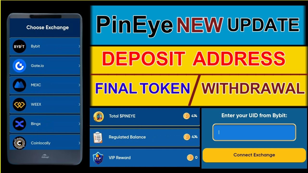 pineye new update | pineye deposit address | pineye withdrawal | pineye listing date | #pineye ...