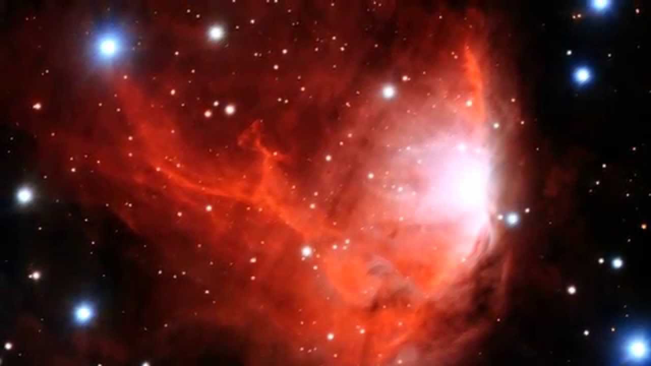 Red-glowing Hydrogen Cloud Celebrates Star-formation | Video - YouTube