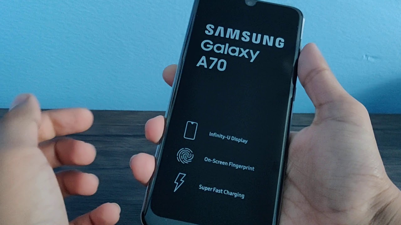 Samsung Galaxy A70 Unboxing. - YouTube