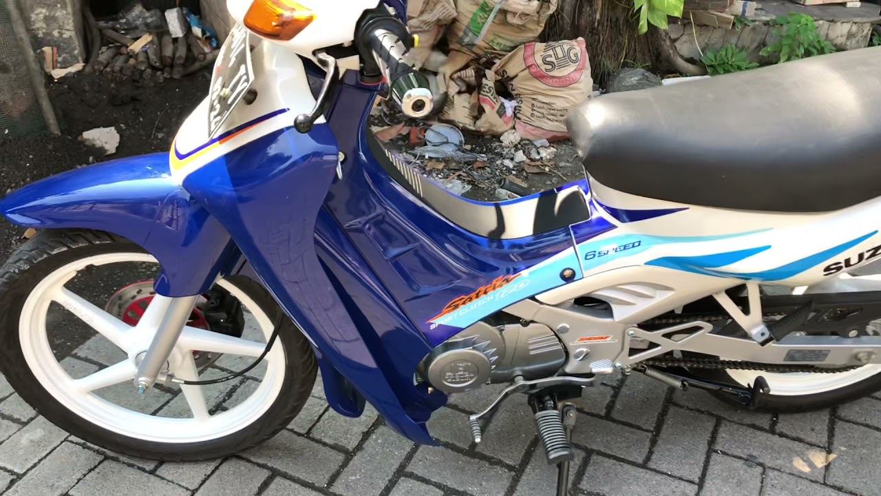 Suzuki Satria 120 RU 53% New Sgp - YouTube