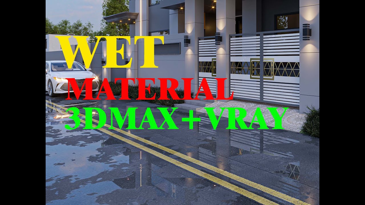 How to Create Realistic Wet Road in 3ds Max+Vray | Pro Tips Revealed ...