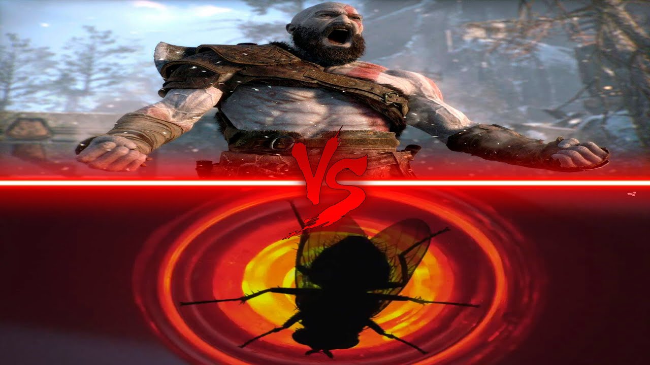 Kratos VS Fly - YouTube