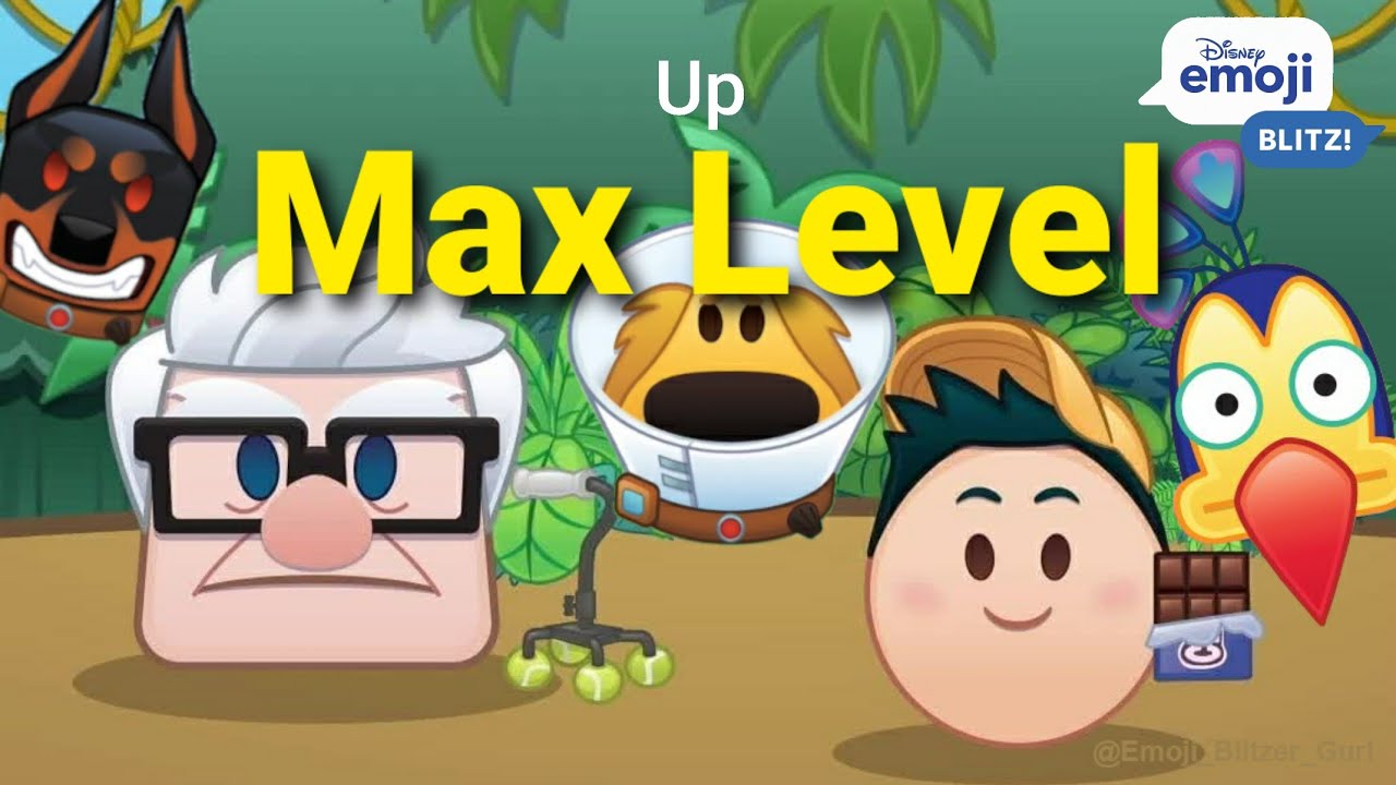 Max Level - UP - Disney Emoji Blitz - YouTube