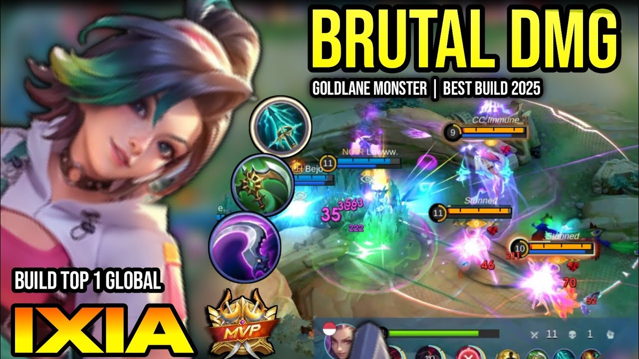 IXIA BEST BUILD 2025 | BUILD TOP 1 GLOBAL IXIA GAMEPLAY | MOBILE ...