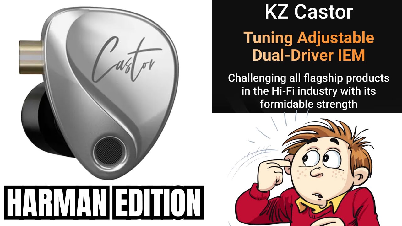 KZ Castor Harman Edition | Un poco subido en agudos #iem - YouTube