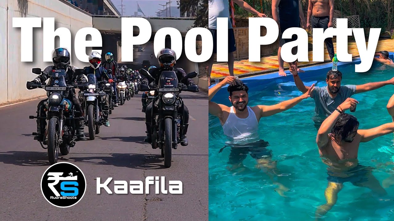 Kaafila Pool Party - 120 Riders Ladakh World record Planning | # ...