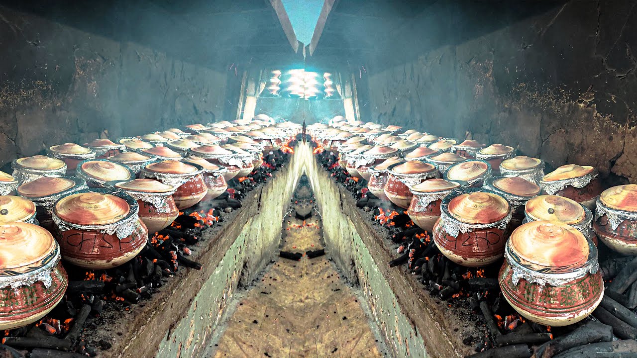 POT JUICY BIRYANI MAKING | TRADITIONAL CHICKEN AND MUTTON BIRYANI ...