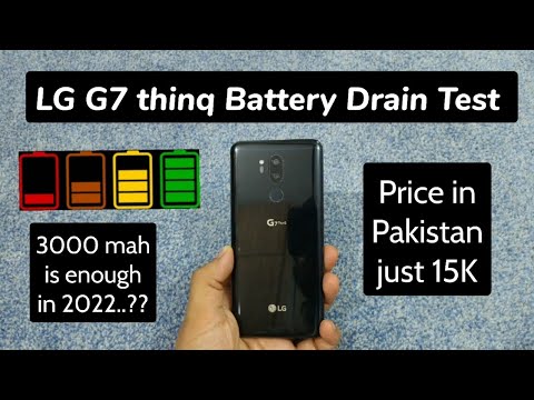 LG G7 thinq Battery Drain Test in 2022 - not good 😔😔