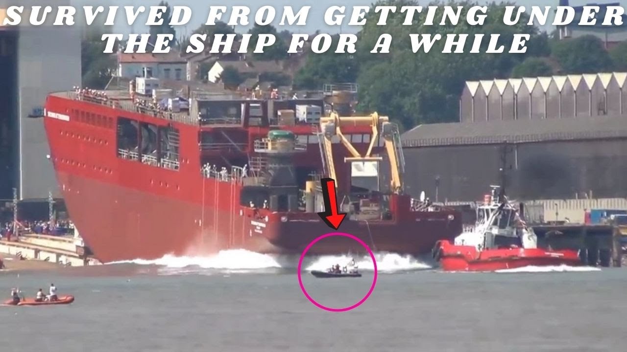 😨 😨Top 10 Dangerous Ship launches GONE WRONG and Ships Crashing ...