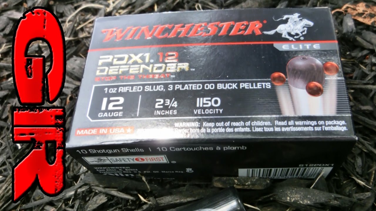 Winchester PDX1 Defender 12ga - Gel Test - YouTube