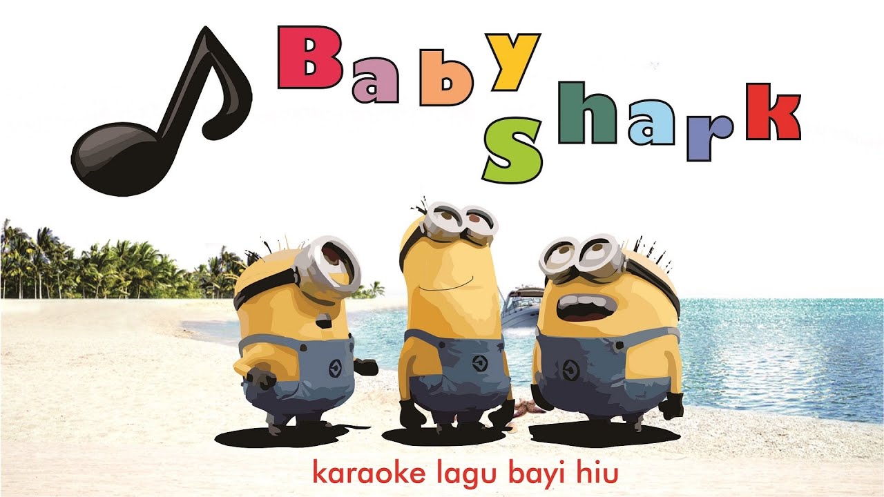 BAYI HIU Baby Shark Dance Versi Indonesia MUSIC KARAOKE Lagu Anak ...