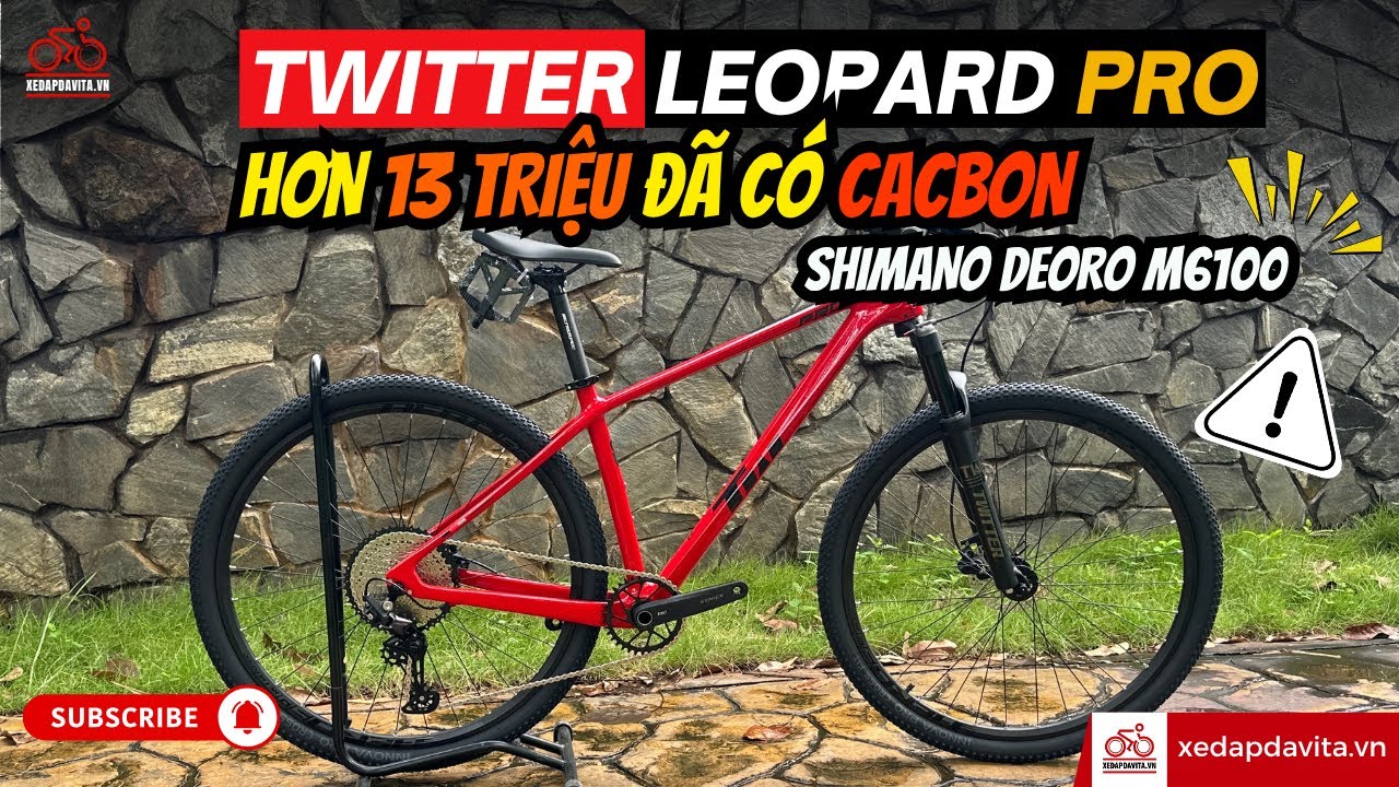 Xe Đạp Địa Hình Twitter Leopard Pro – Rẻ Như Khung Nhôm - Shimano Deore ...
