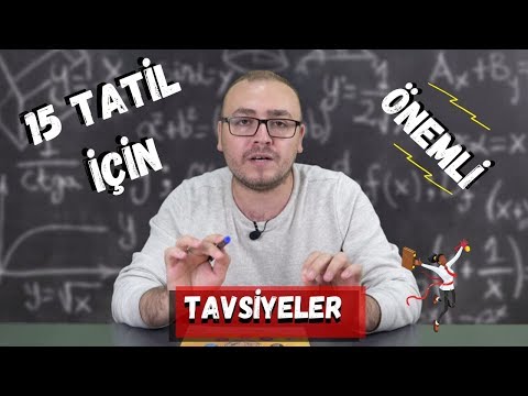 15 Tatil İçin Önemli Tavsiyeler ! #TT