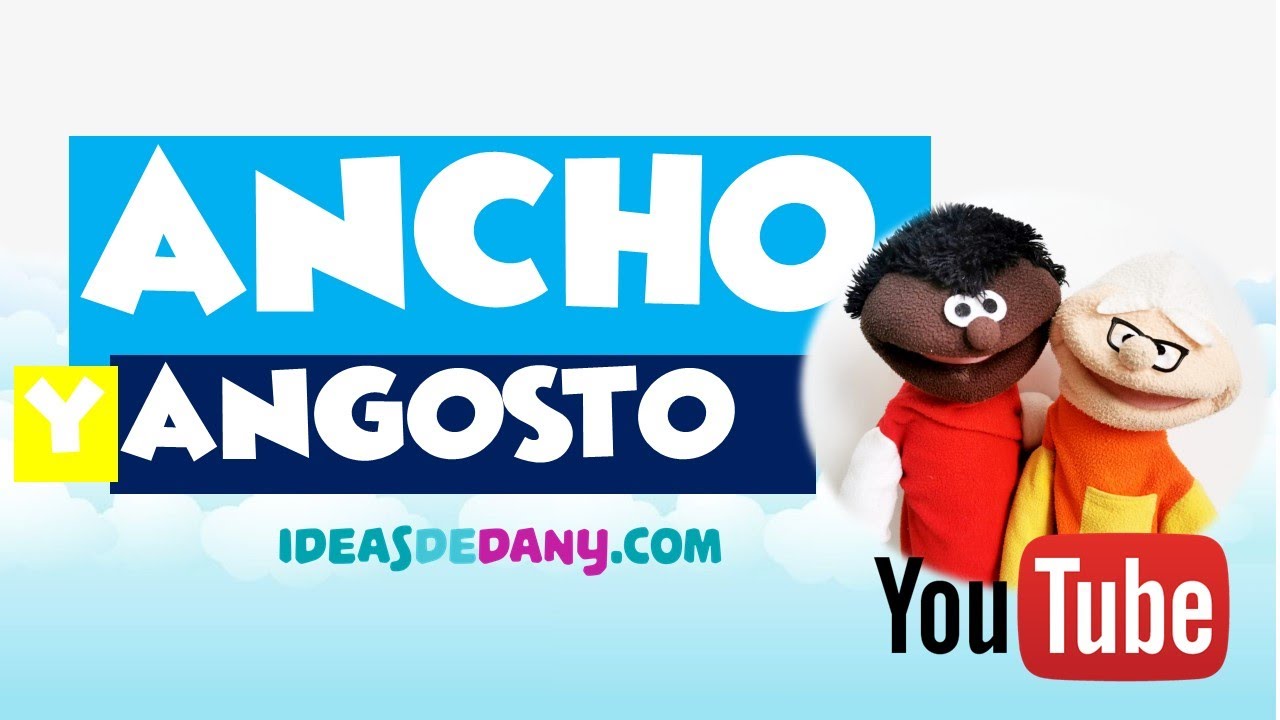 Ancho y angosto para niños 👶🍼 - aprendizaje infantil - YouTube