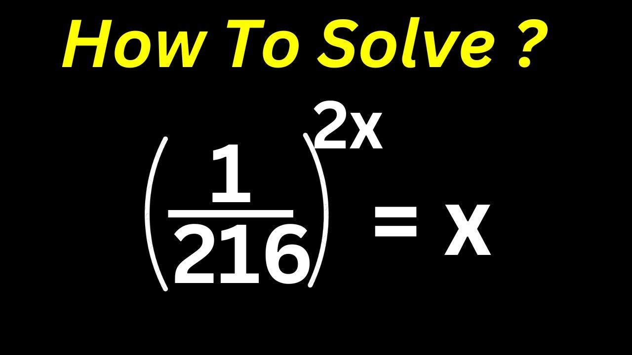 Finland Beautiful Math Olympiad Challenge. | x=? - YouTube