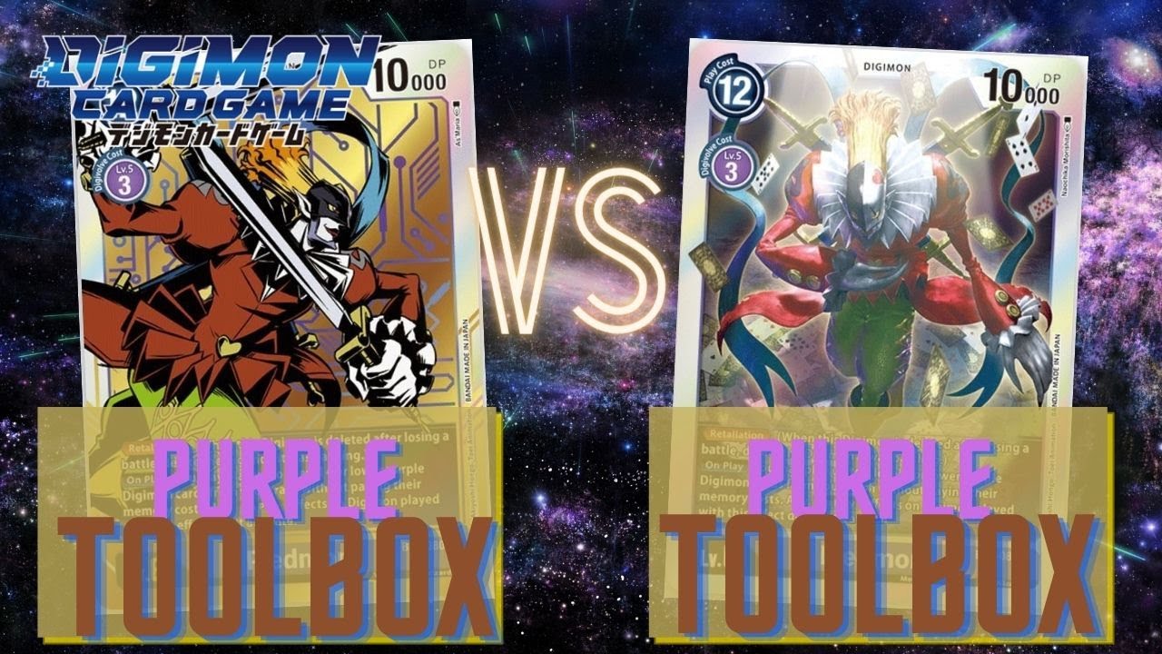 Digimon TCG Purple Toolbox mirror match (1.0 Format) - YouTube