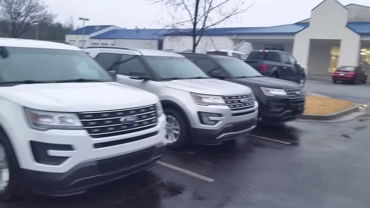 Sharon new Ford Explorers at Loganville Ford - YouTube