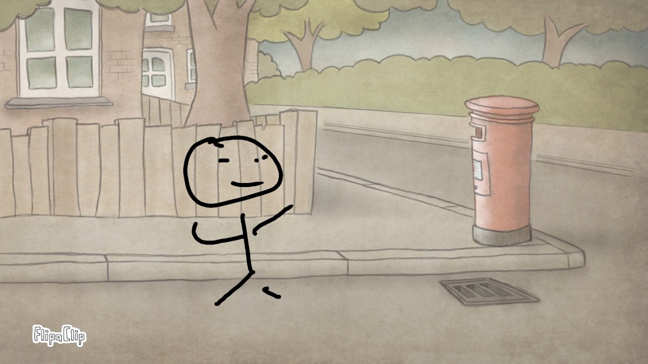 Stickman series #1.stickman posts a letter - YouTube