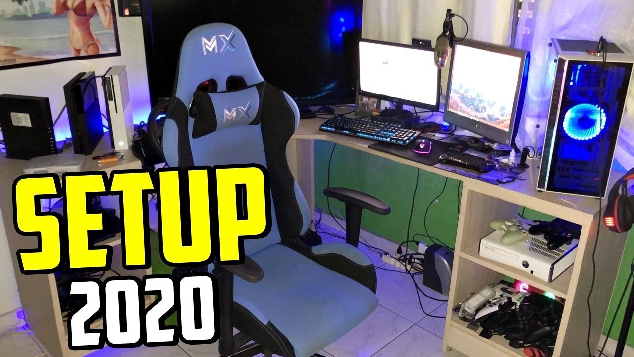 MOSTRANDO MEU SETUP 2020! Consoles, PC, Tela 200 Polegadas TUDO! - YouTube