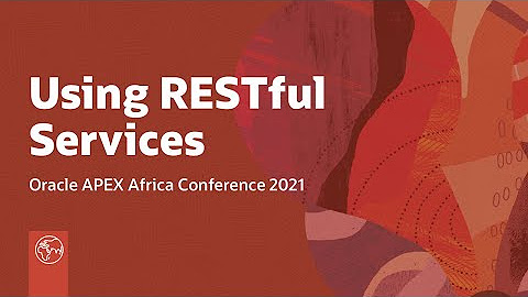 Oracle Apex API/REST/WEBSERVICE - YouTube