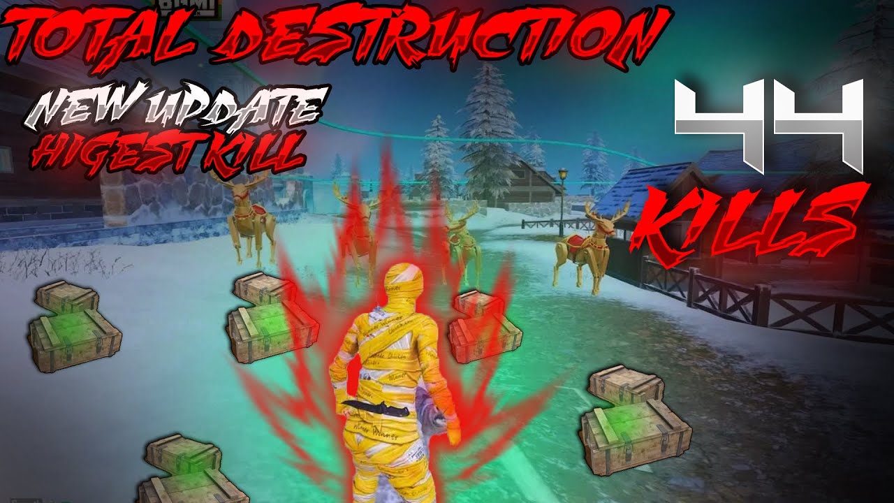 TOTAL DESTRUCTION IN NEW UPDATE 44 KILLS | MY FIRST EVER VOICE OVER ...