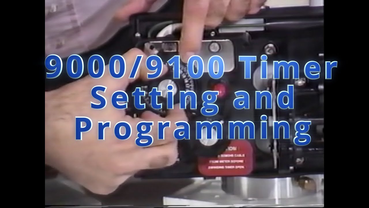 Fleck 9000/9100 Timer Setting and Programming - YouTube