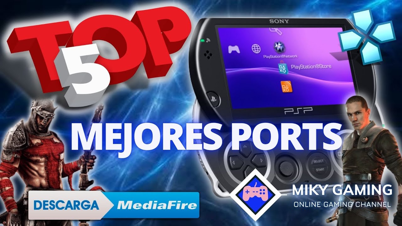 🟣TOP 5 PSP GAME - MEJORES PORTS - TOP PPSSPP GAMES ANDROID - YouTube