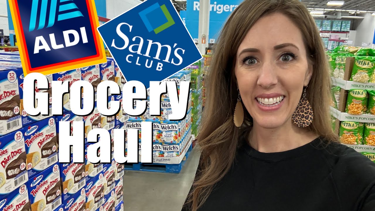 Grocery HAUL || ALDI, Sam’s Club + MORE - Shop with me!! - YouTube