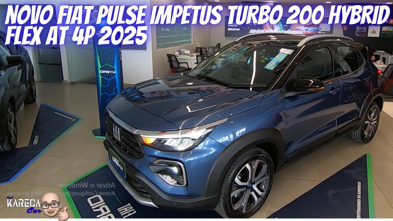 NOVO FIAT PULSE IMPETUS TURBO 200 HYBRID FLEX AT 4P 2025 - YouTube