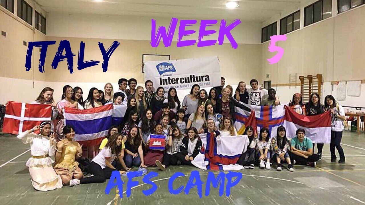 MY AFS Exchange Life In Italy!!! AFS CAMP (WEEK 5) - YouTube