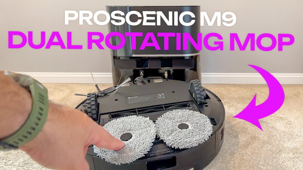 Proscenic M9 Robot Vacuum Cleaner Review: Dual Rotation Mop & 4500Pa ...