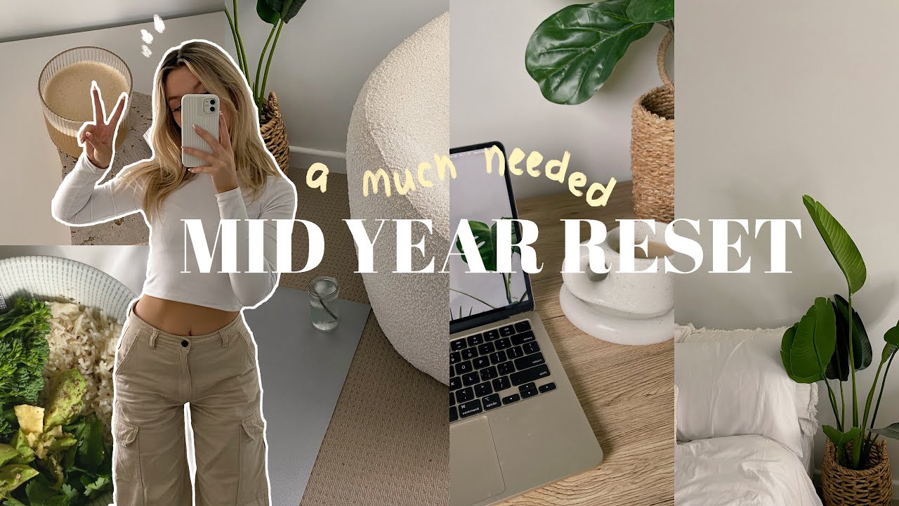 mid year reset 2023 | getting my life together w notion, cleaning, realistic goals + changing ...