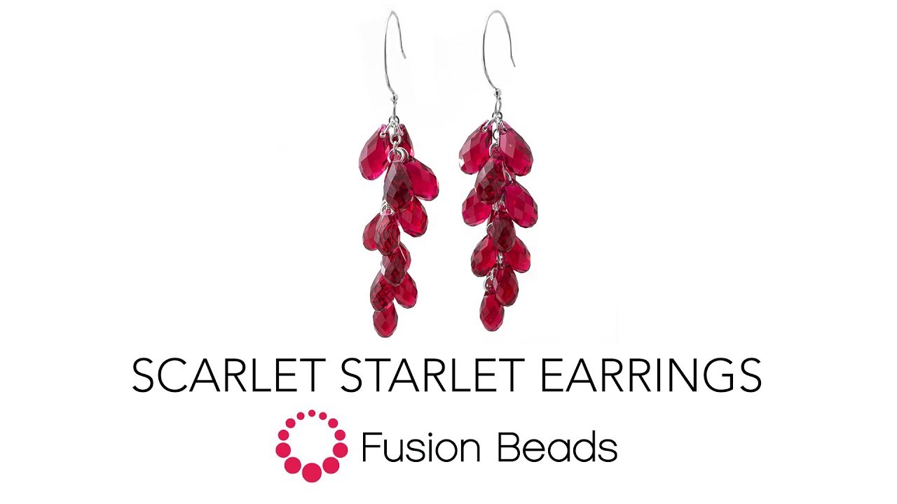 Learn How to Make the Scarlet Starlet Earrings - YouTube