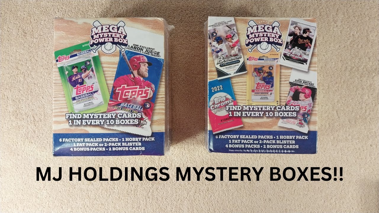 Meijer's MEGA MYSTERY POWER BOXES By MJ Holdings - Fat Packs, Blister ...