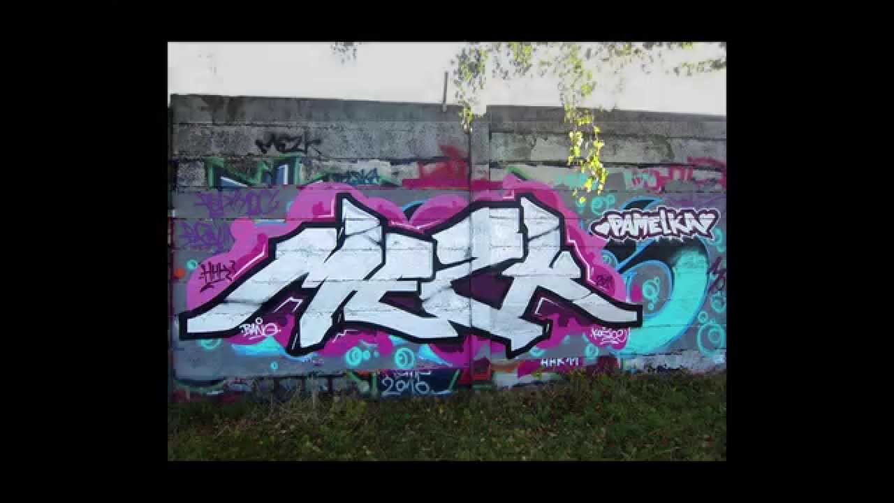 Mezk graffiti, Košice graffiti, Slovakia graffiti - YouTube