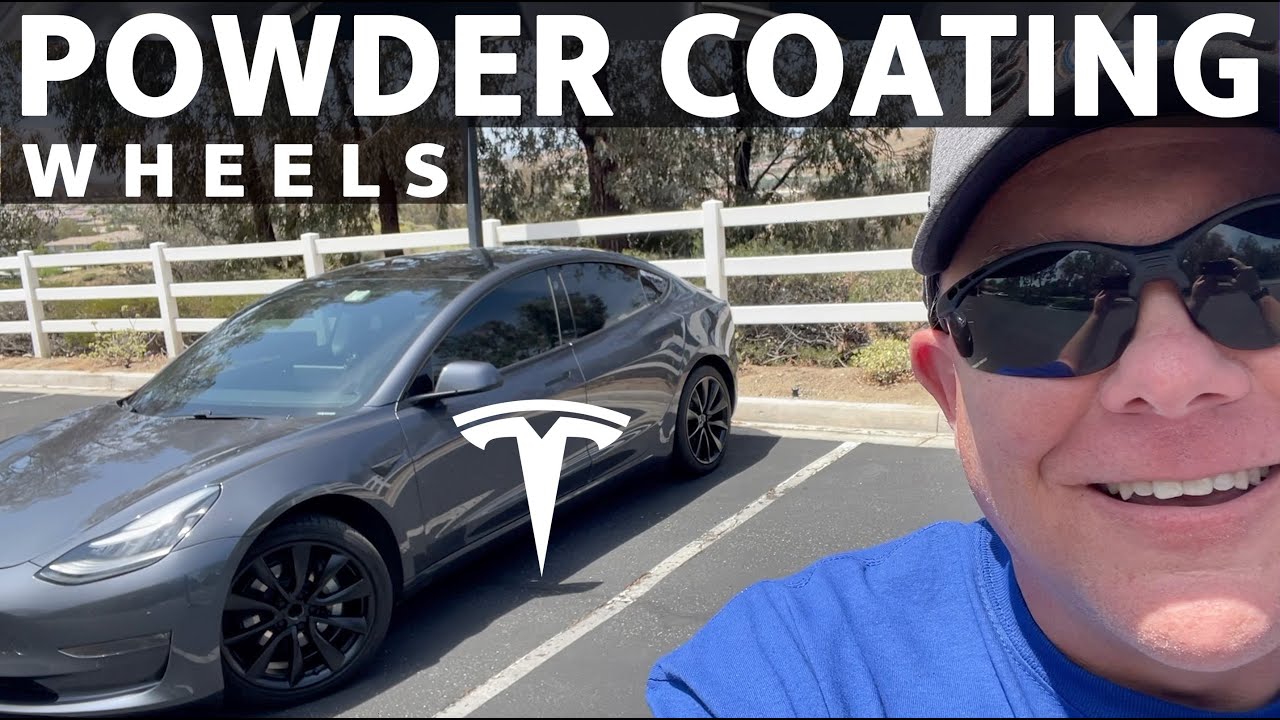 Powder Coated Tesla Model Y / 3 Wheels Guide: Cost, Experience, Matte ...