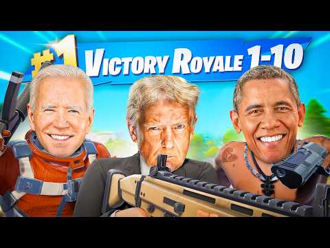 US Presidents Play Fortnite (1-10)