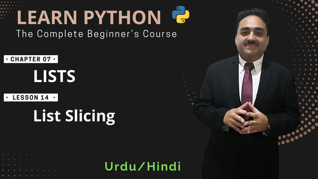 Learn Python: Lists | List Slicing in Python - YouTube