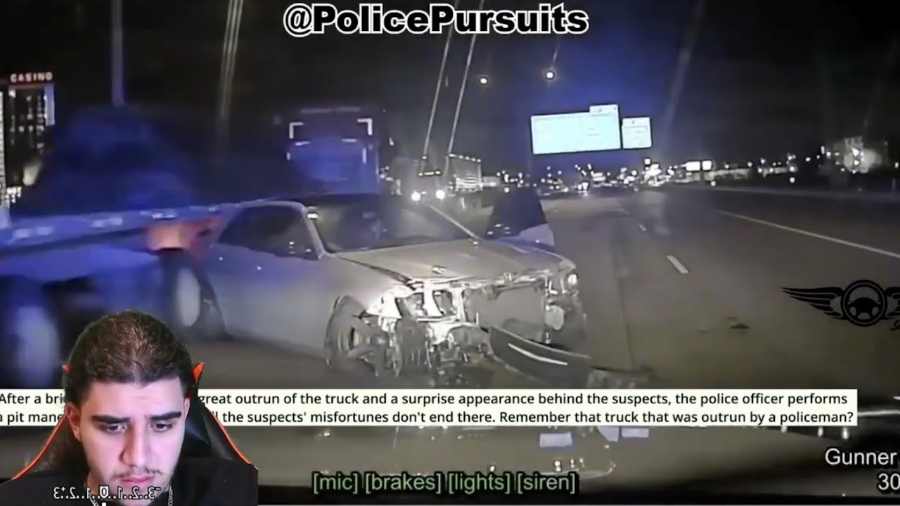 Crazy HighSpeed Chase: Cop Crashes Suspect At 130 MPH - YouTube
