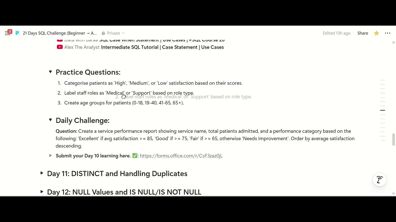 Day 10 of 21 Days SQL Challenge — CASE WHEN Explained with Real ...