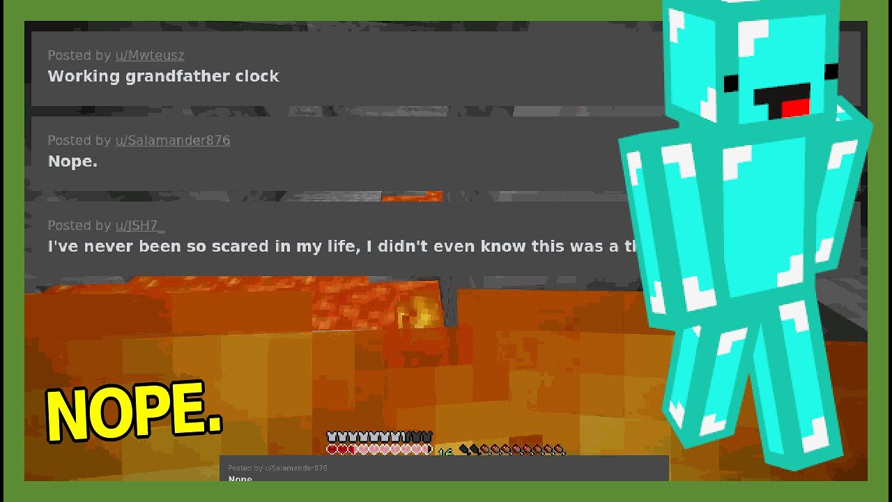 Nope. - Minecraft Fails & Epic Moments (Minecraft Funny Moments) - YouTube