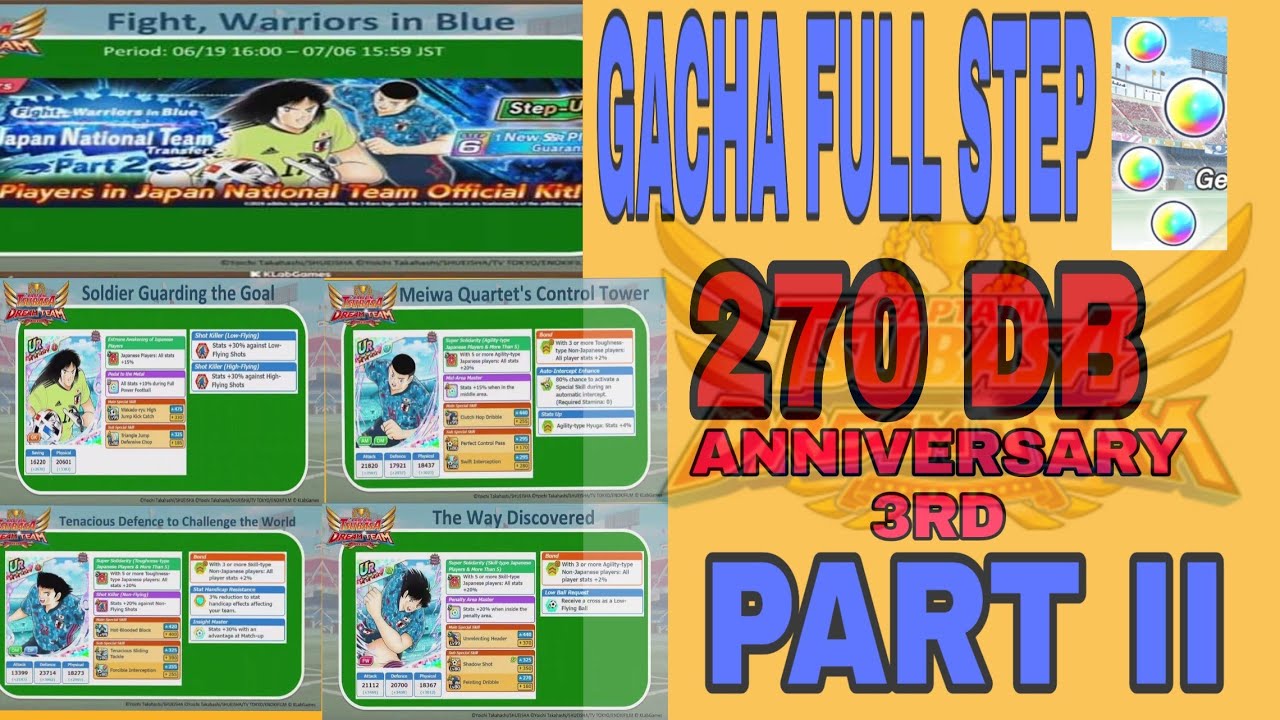 Gacha Full Step 270 DB Banner Step Up Anniversary 3rd FAM ACEH Juni ...
