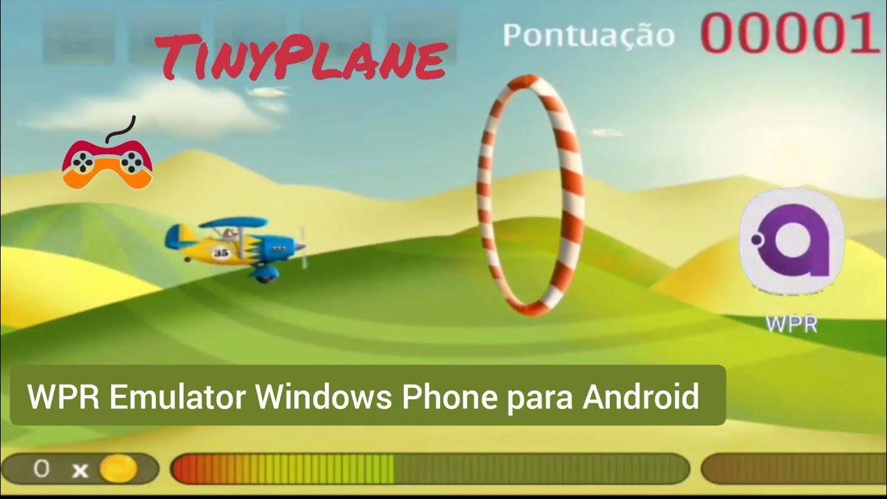 WPR Emulator Windows Phone para Android. Jogo TinyPlane - YouTube