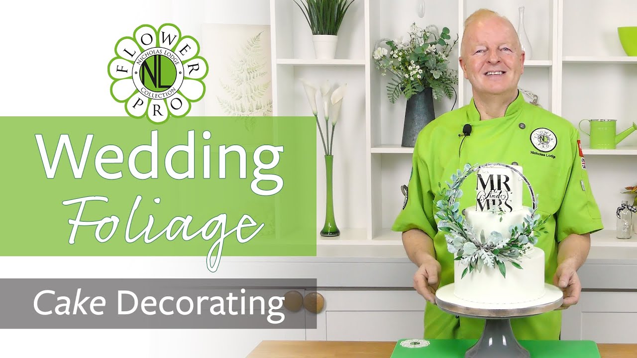 Wedding Foliage Cake Decorating With Chef Nicholas Lodge & Flower Pro ...